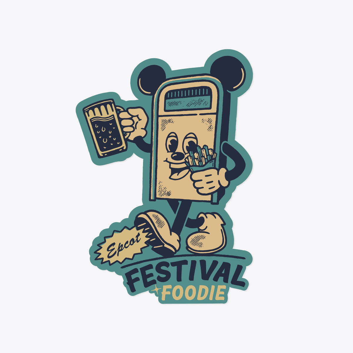 Festival Foodie Sticker - Vinyl Funny Stickers for Decor – BoosDoor